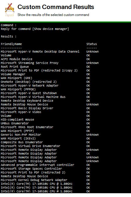 Show device manager - eProc Solutions